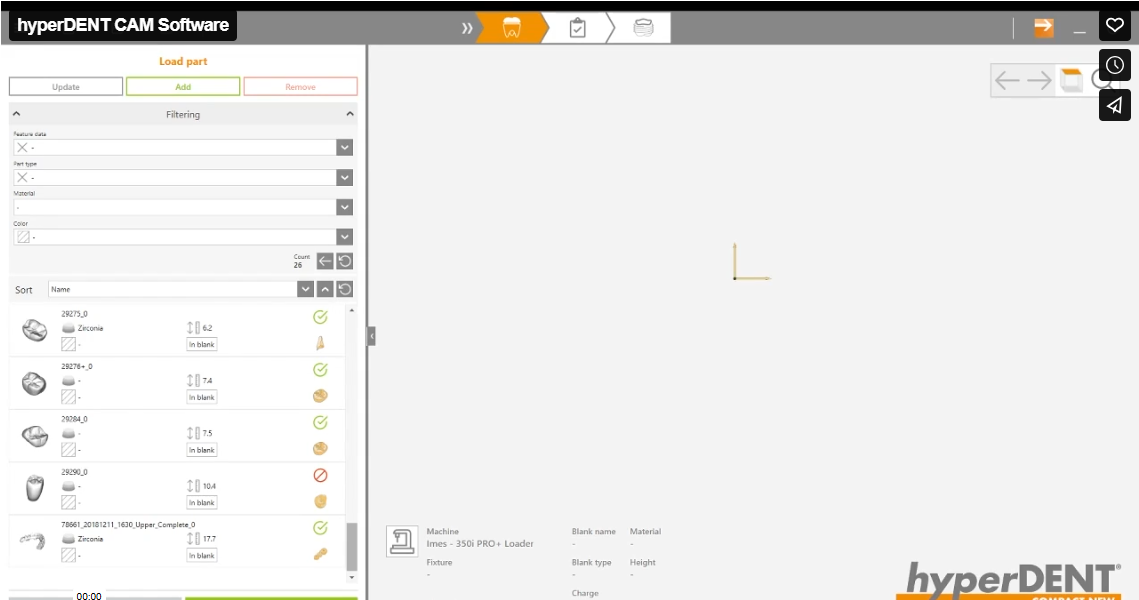 hyperDENT CAM Software